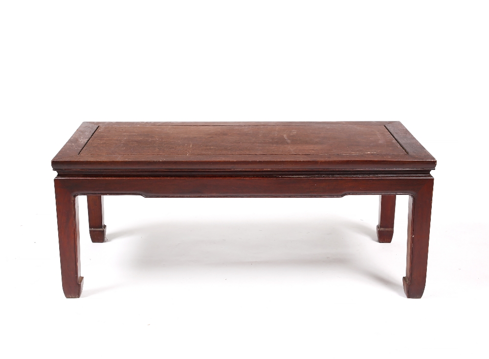 Lot 369 - A Chinese hardwood opium table