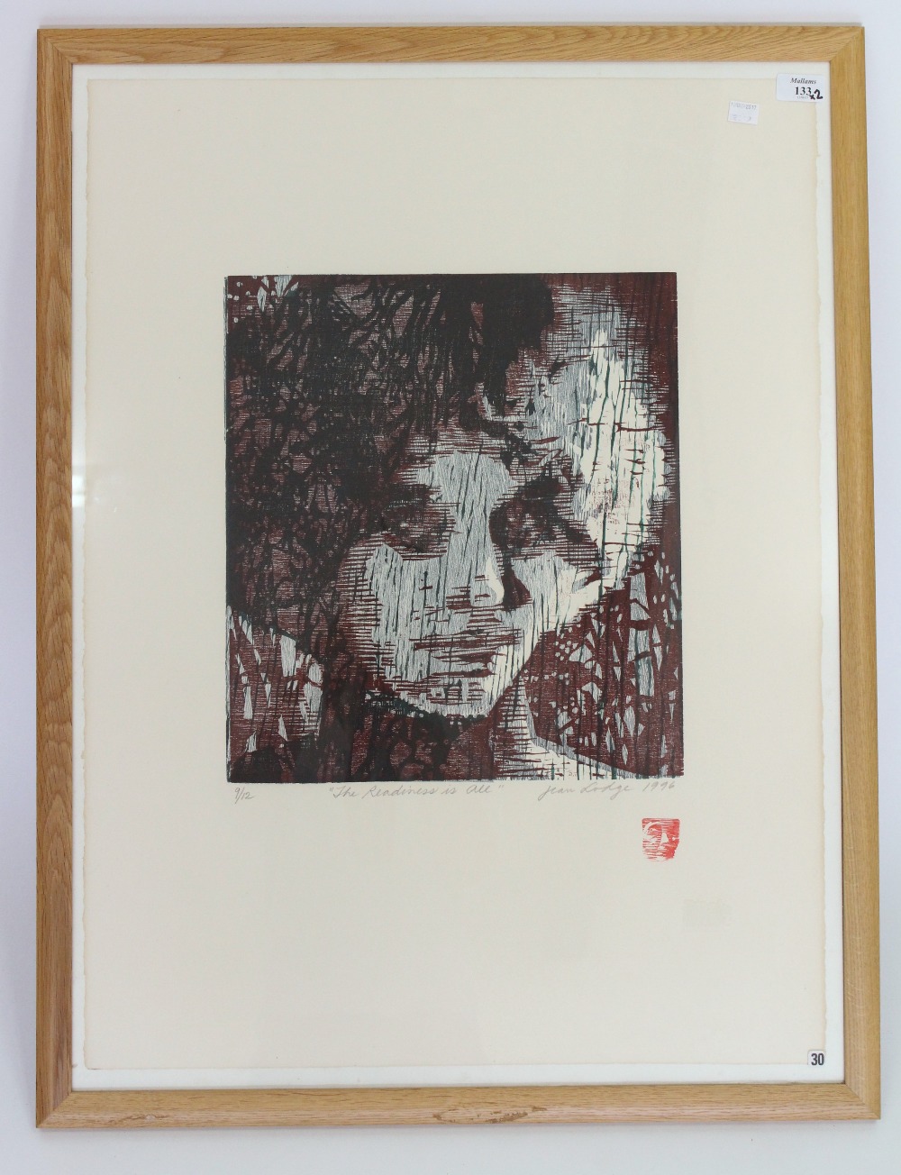 Lot 133 - JEAN LODGE (b. 1941) WATERCOLOUR