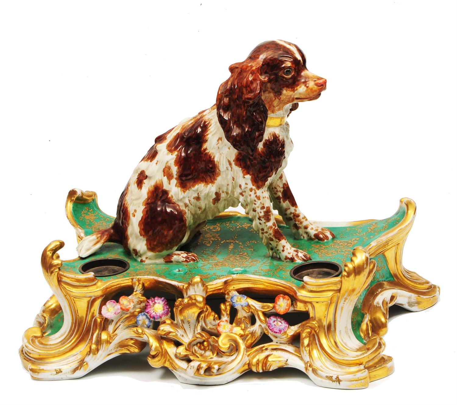 Lot 126 - A 19TH CENTURY FRENCH JACOB PETIT PORCELAIN