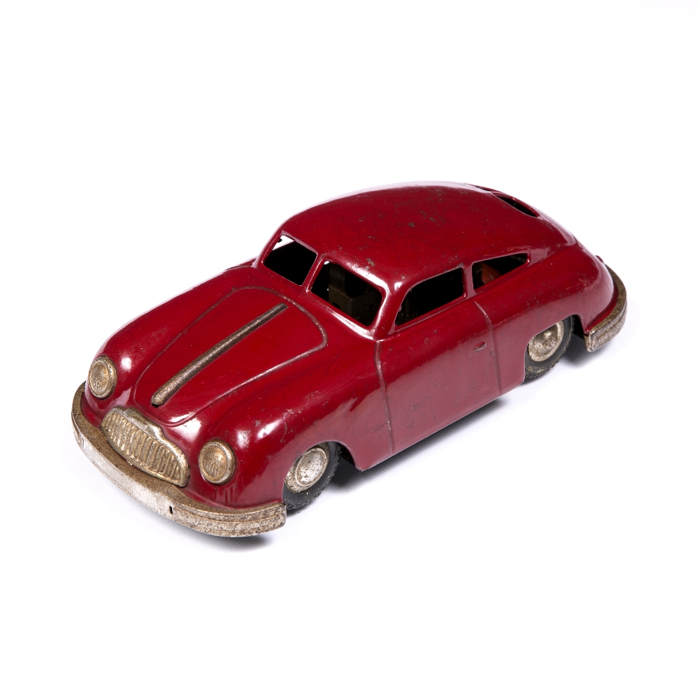 Lot 340 - West German tin plate model car