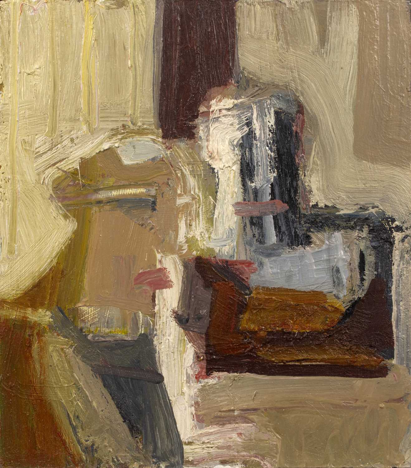Lot 251 - Arthur Neal (b.1951) Couple in a Cafe