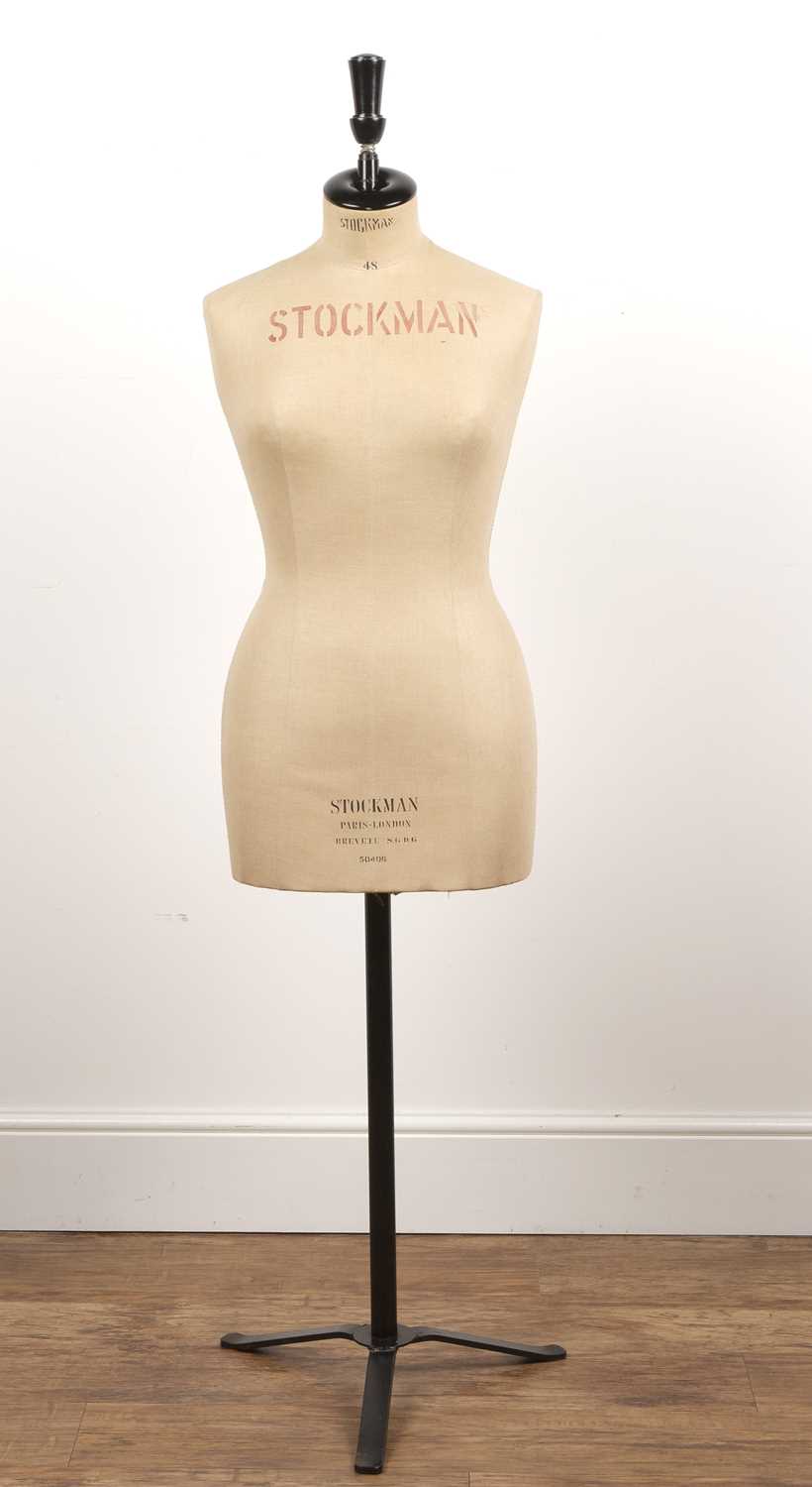 Lot 93 - Stockman tailors mannequin Stamped 'Paris
