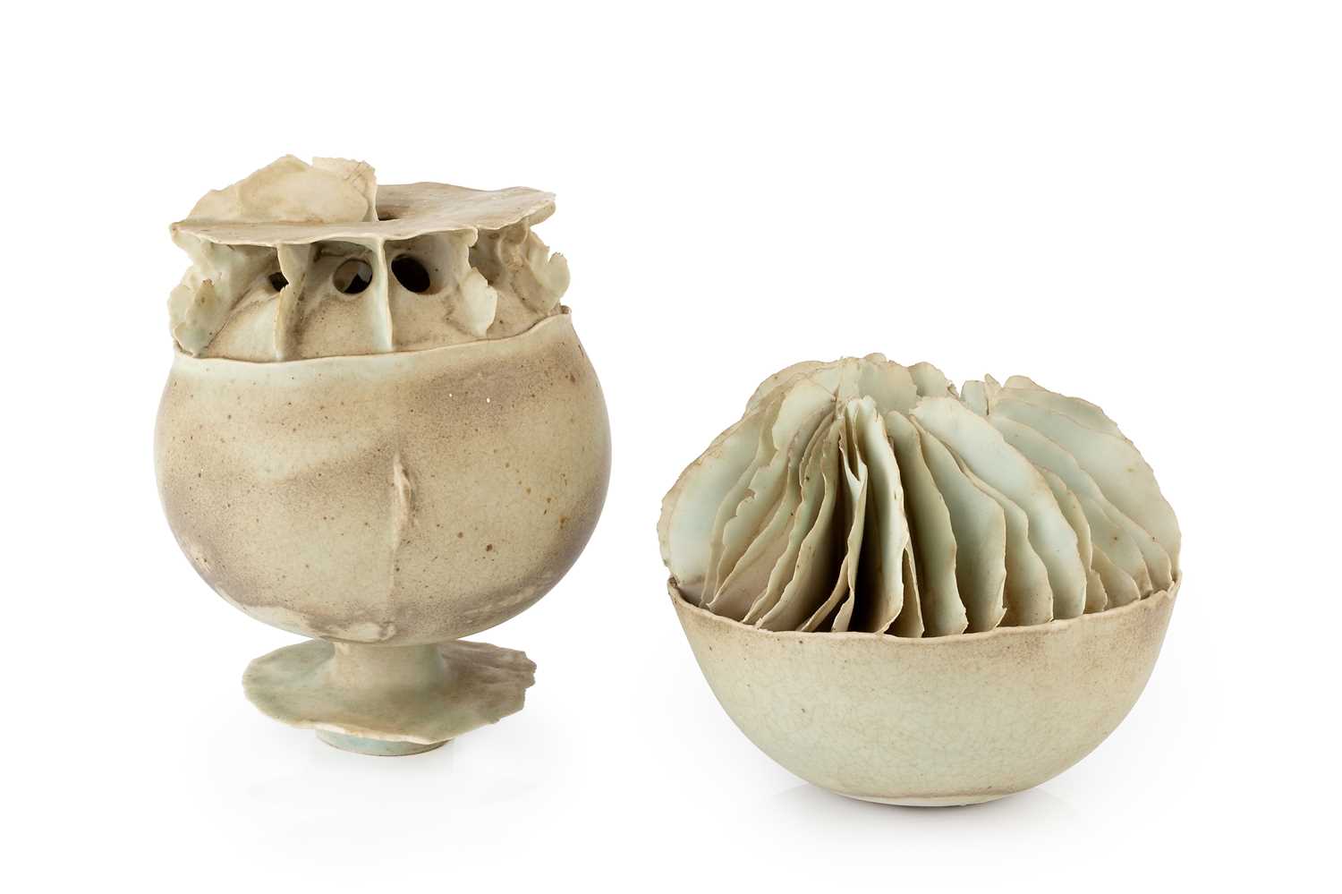 Lot 553 - Peter Simpson (b.1943) Two vessels with