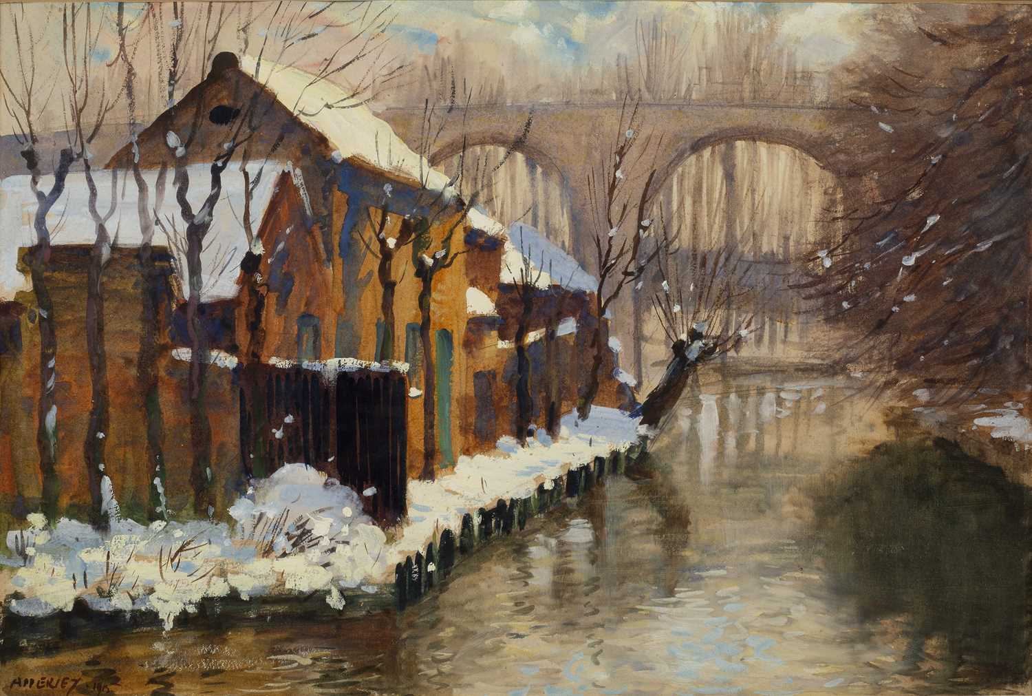 Lot 296 - George Owen Wynne Apperley (1884-1960) 'Snow