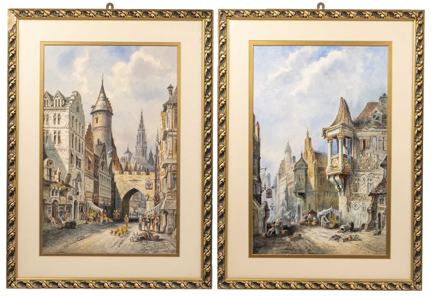Lot 547 - Charles James Keats (c.1900), two European