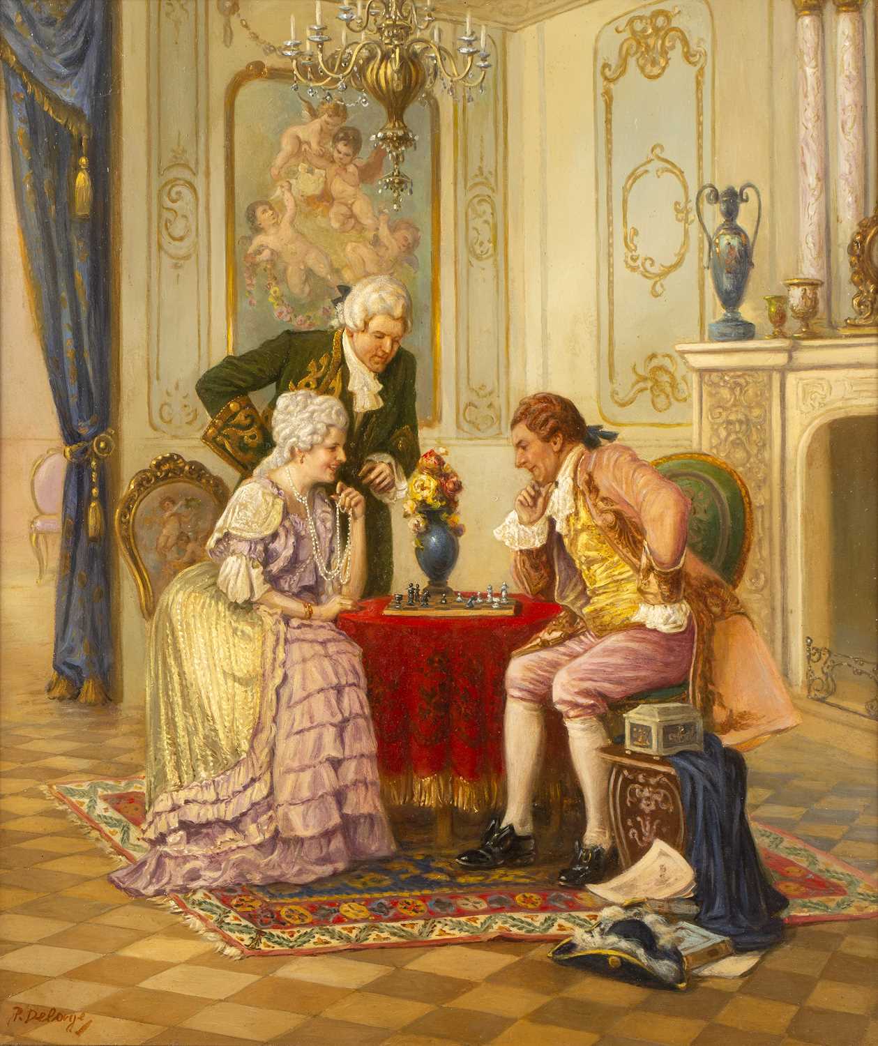 Lot 130 - Louis Pierre Delage (1883-1956) A game of