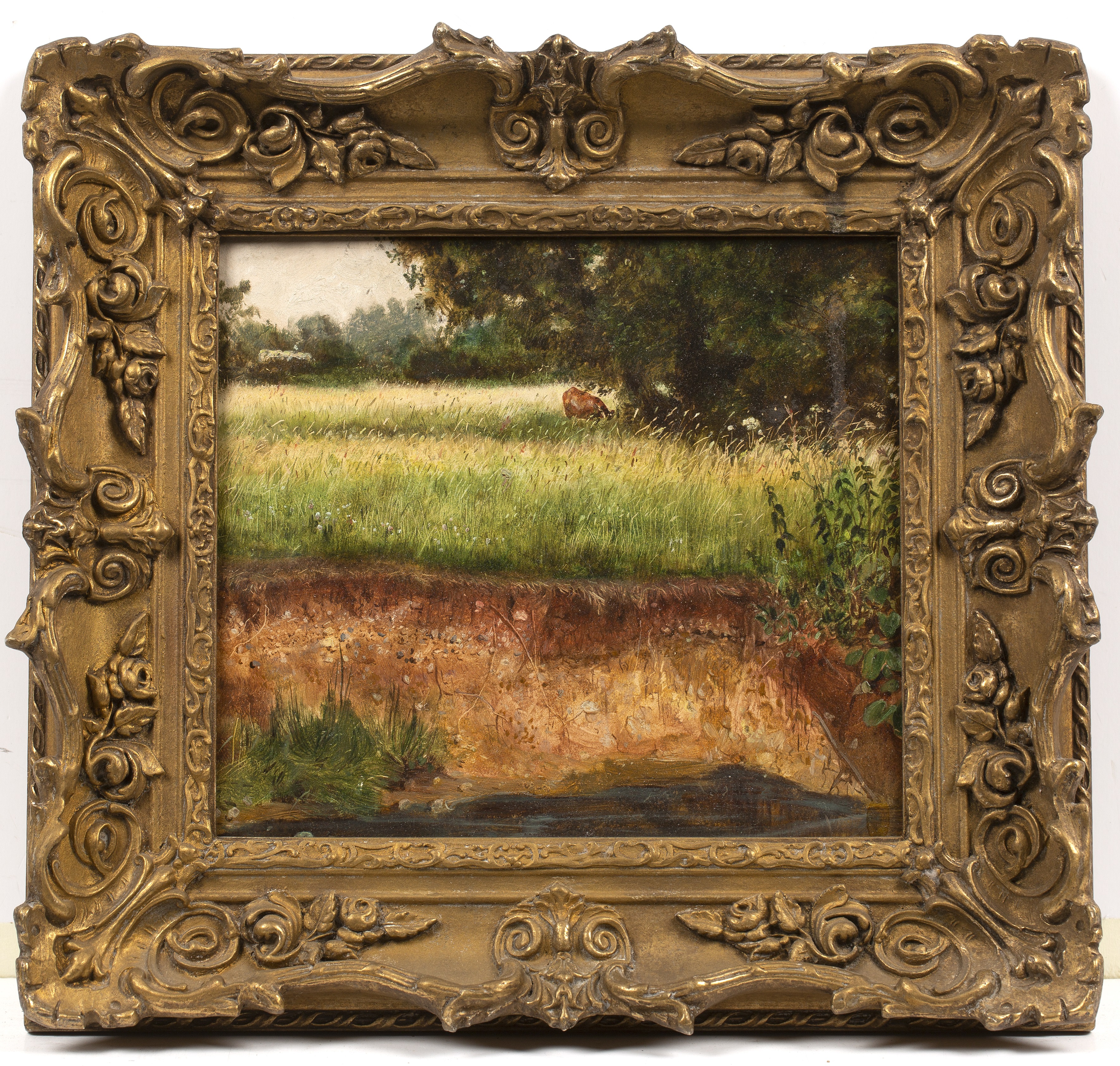 Lot 330 - Joseph Dakin (act. 1859-1914) Riverbank,
