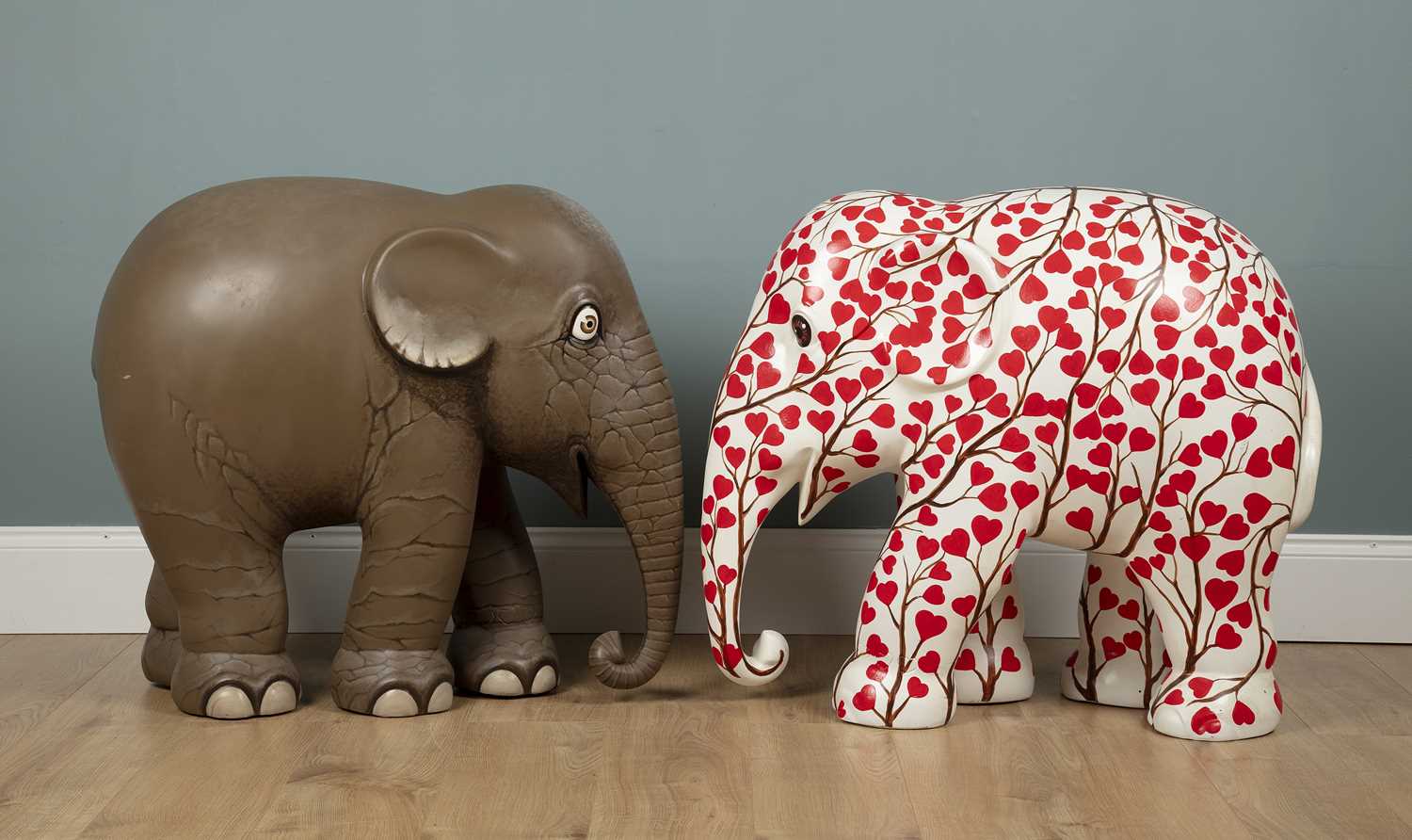 Lot 31 - Elephant Parade painted sculptures by R.