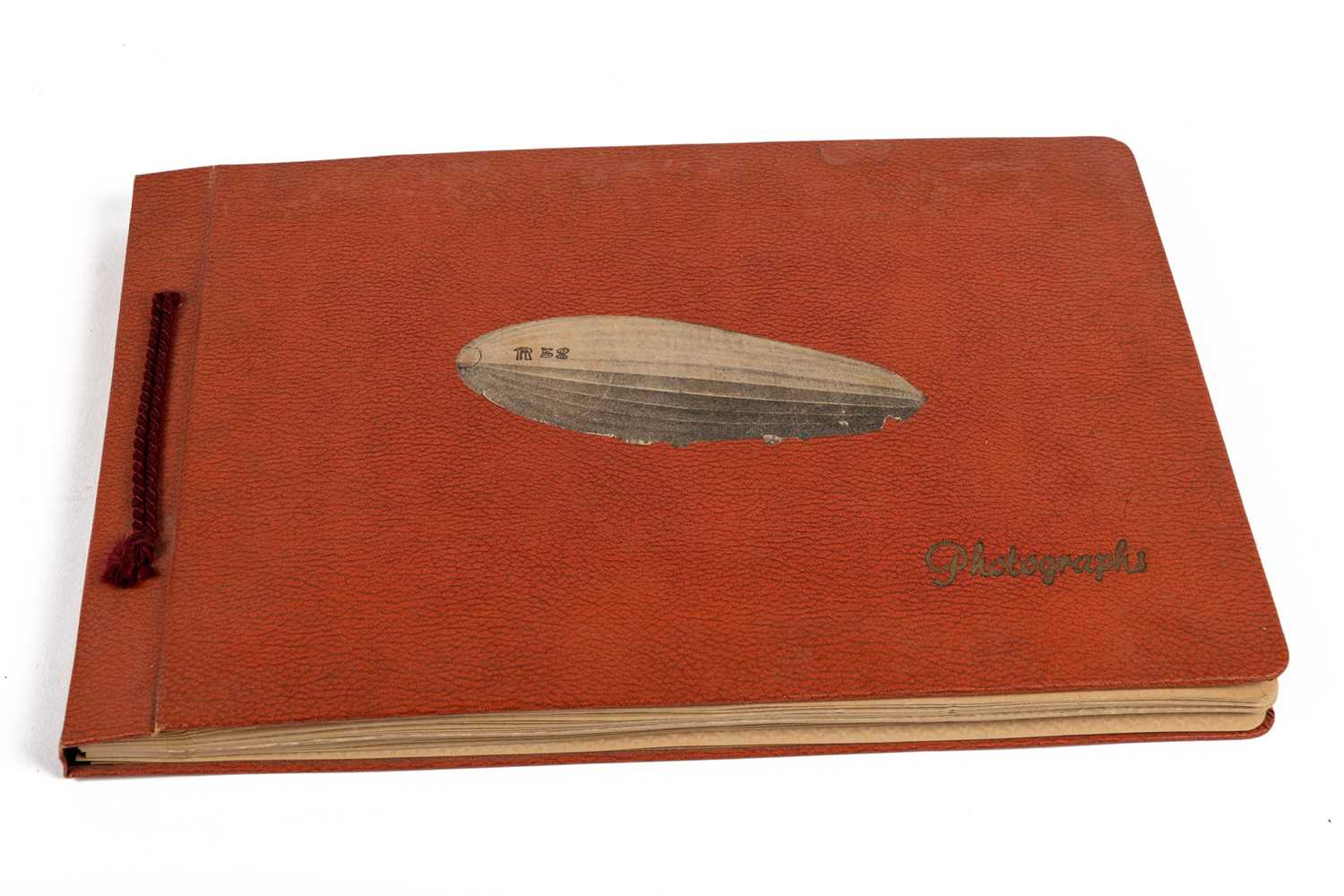 Lot 182 - Zepplin scrapbook with photographs and press