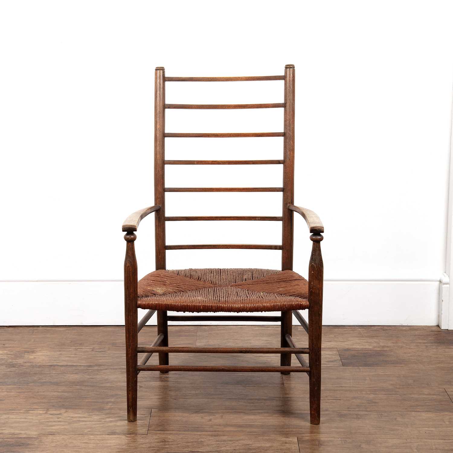 Lot 73 - Aesthetic movement Ash, chair, with