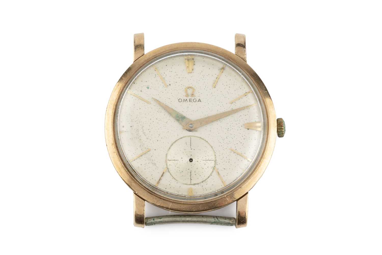 Lot 110 - A watch head by Omega, the circular dial