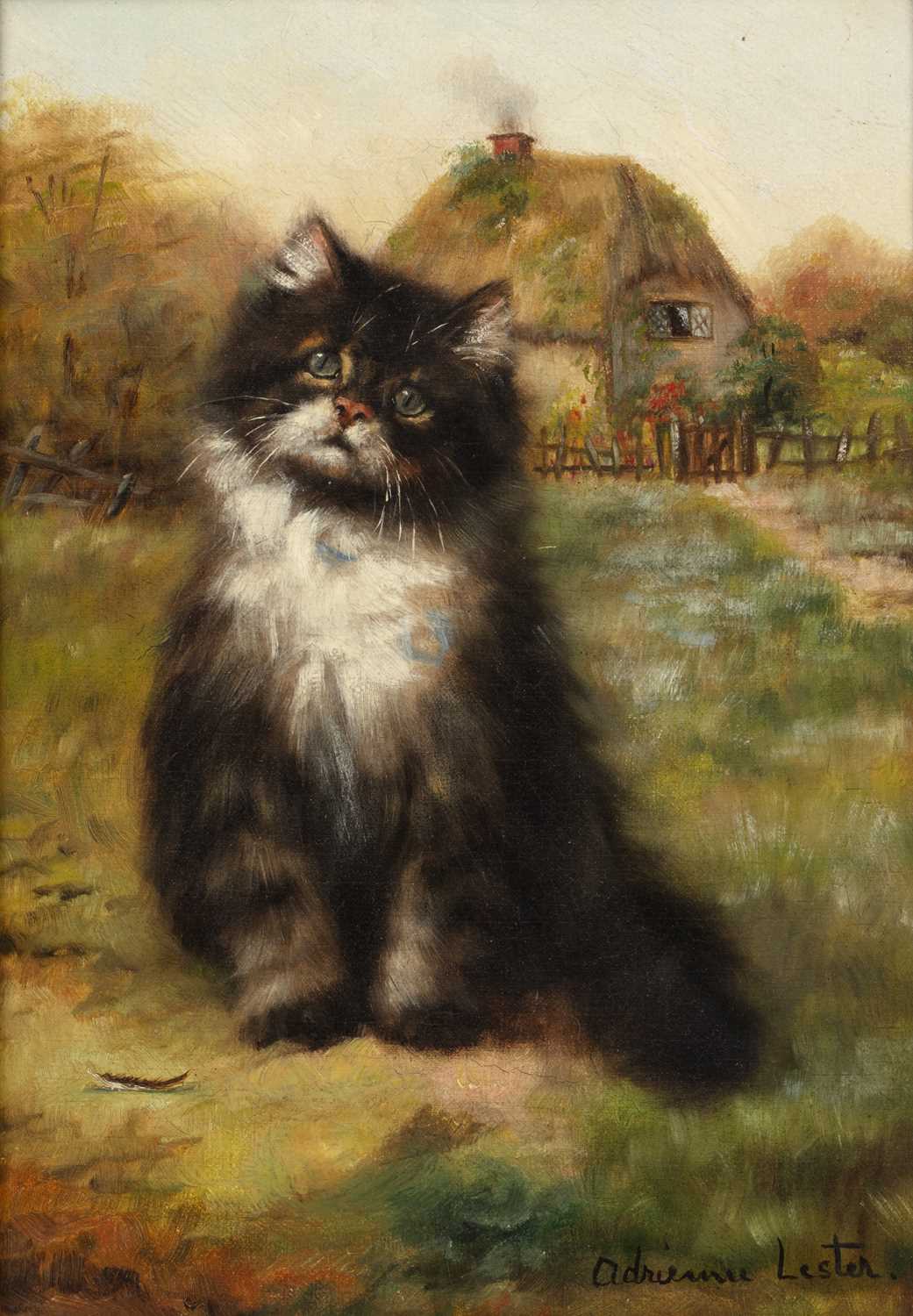 Lot 160 - Adrienne Lester (19th/20th century) A tabby