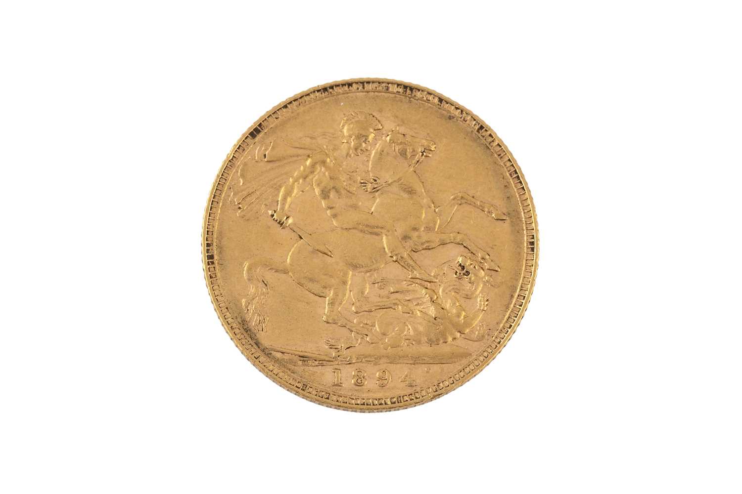 Lot 372 - A Victoria sovereign, dated 1894