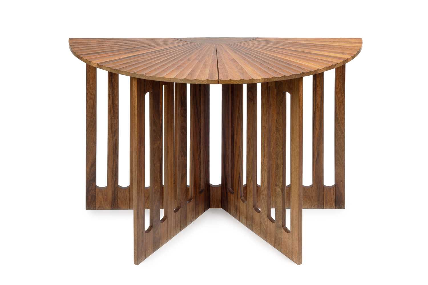 Lot 184 - Alan Peters (1933-2009) A 'Fan' table in