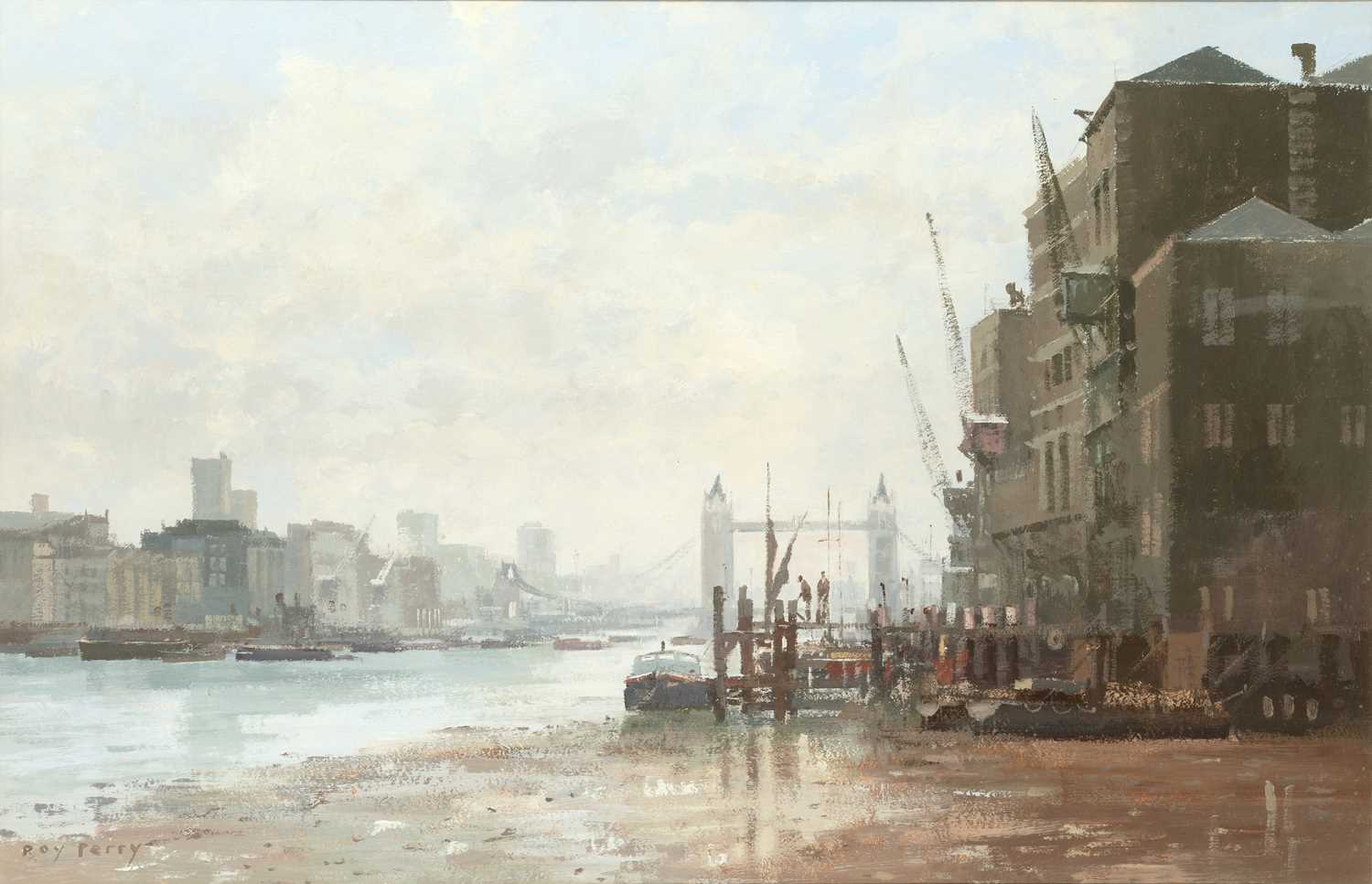 Lot 298 - Roy Perry (1935-1993) Tower Bridge from