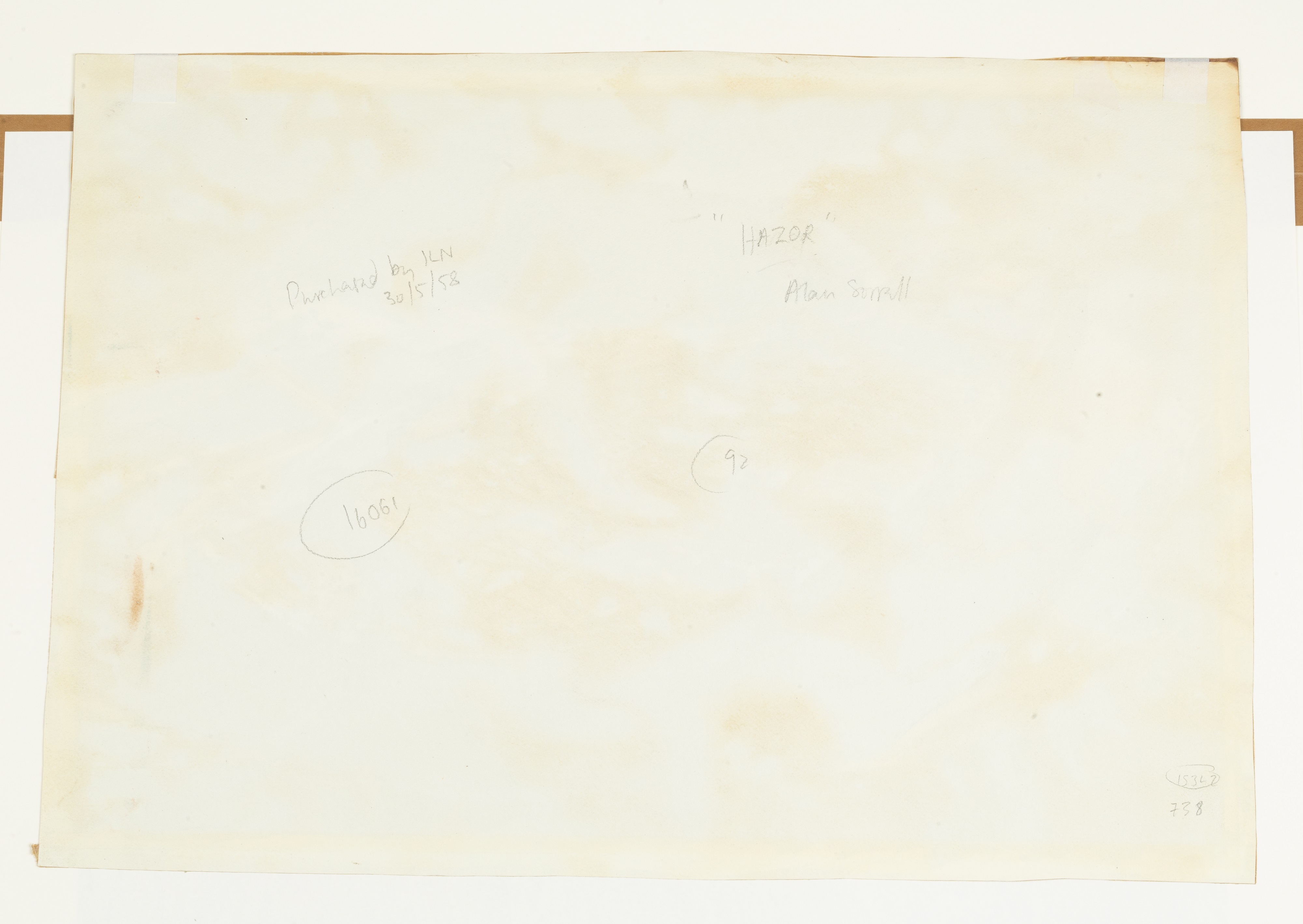 Lot 12 - Alan Sorrell (1904-1974) Hazor in the time of