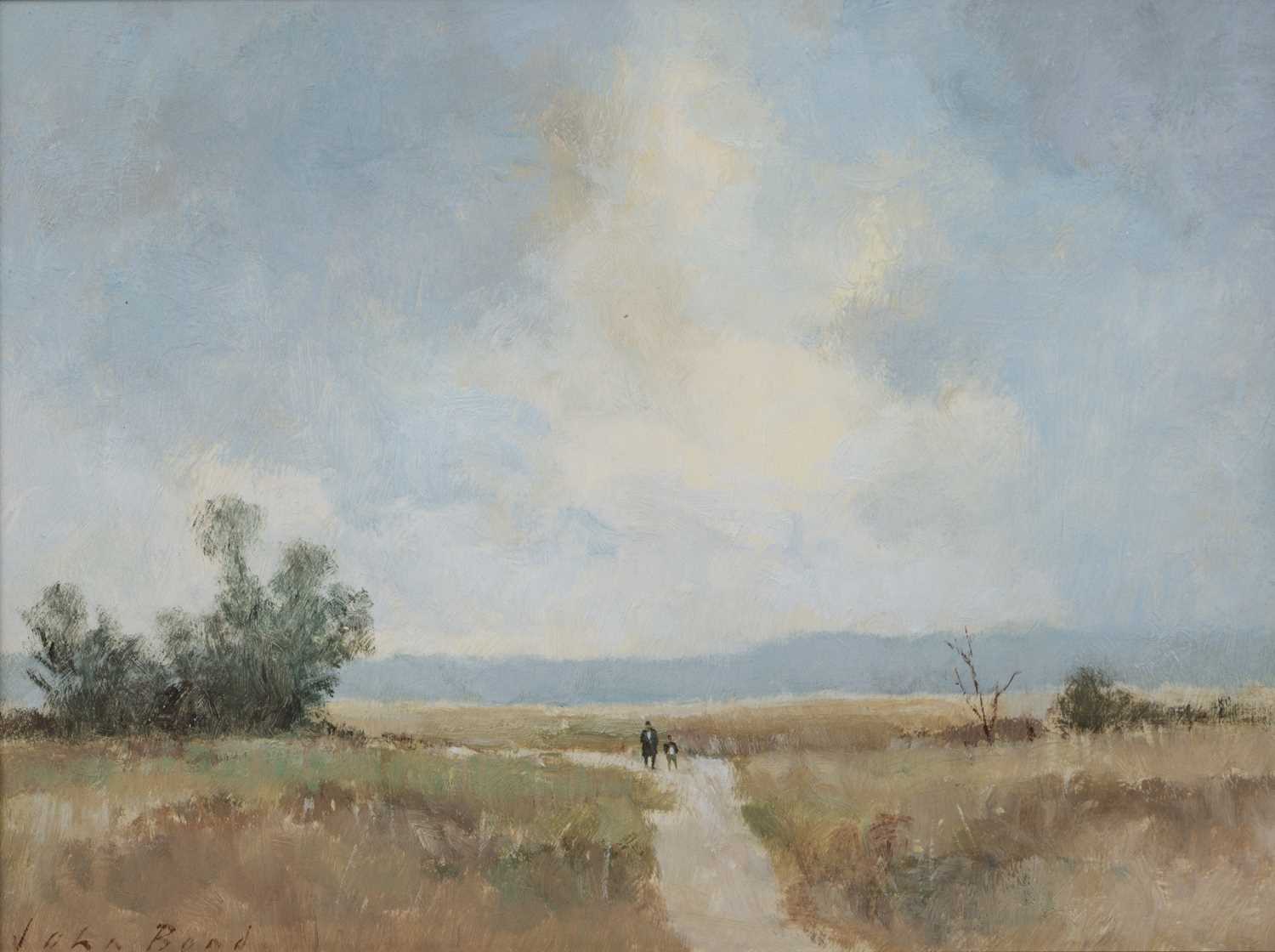Lot 211 - John Bond (b.1945) A country ramble, signed,